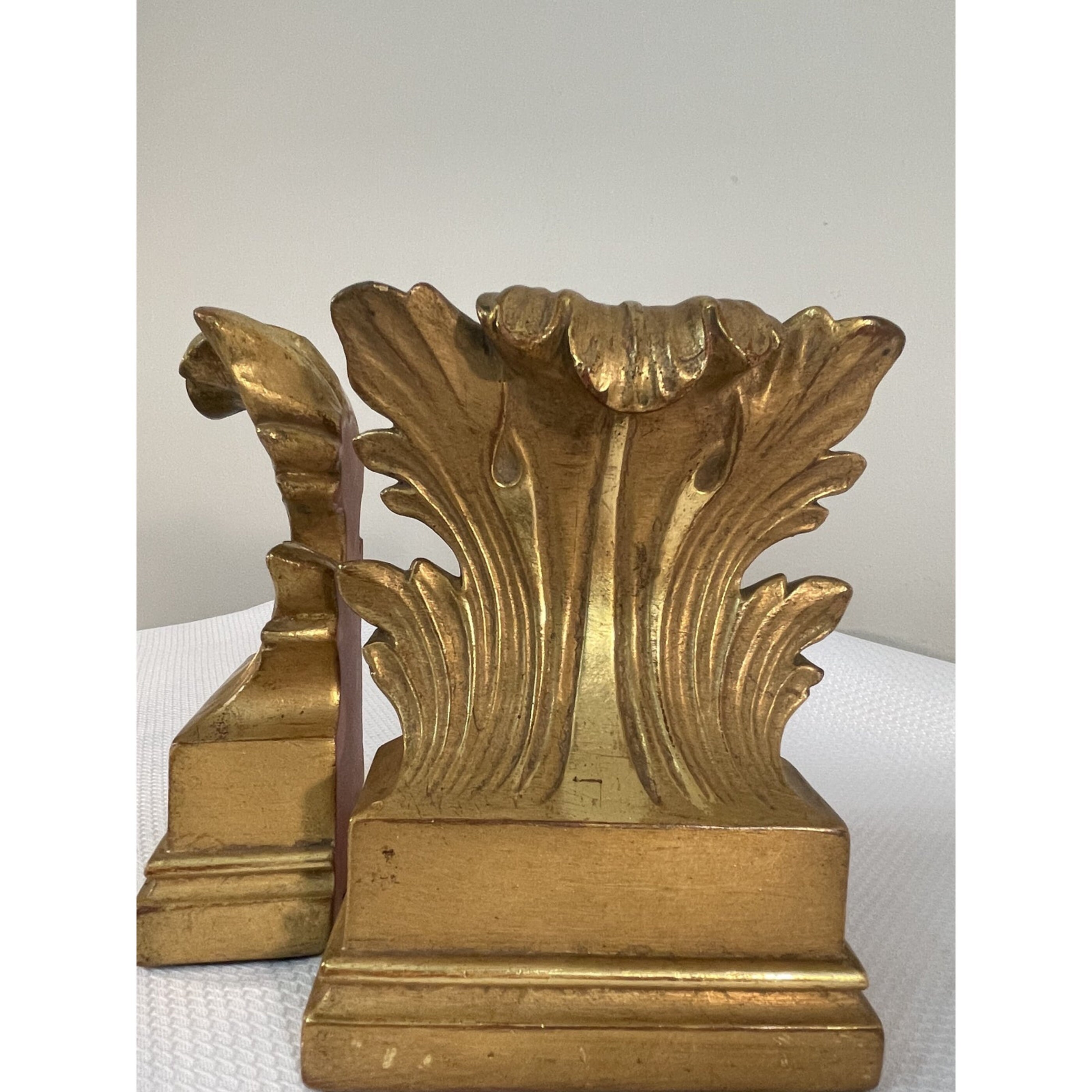 Vintage Mid 20th Century Borghese Florentine Scroll Bookends - Etsy