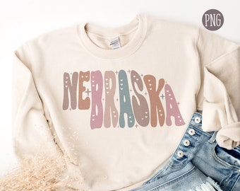 Retro Nebraska Png, Nebraska State Png, Nebraska Clipart, Sublimation ...
