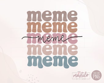 Boho Meme Png - Etsy