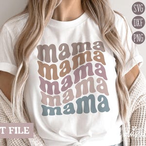Mama SVG, Mom SVG, Retro Svg, Groovy Svg, Mother's Day Svg, Mom Life ...