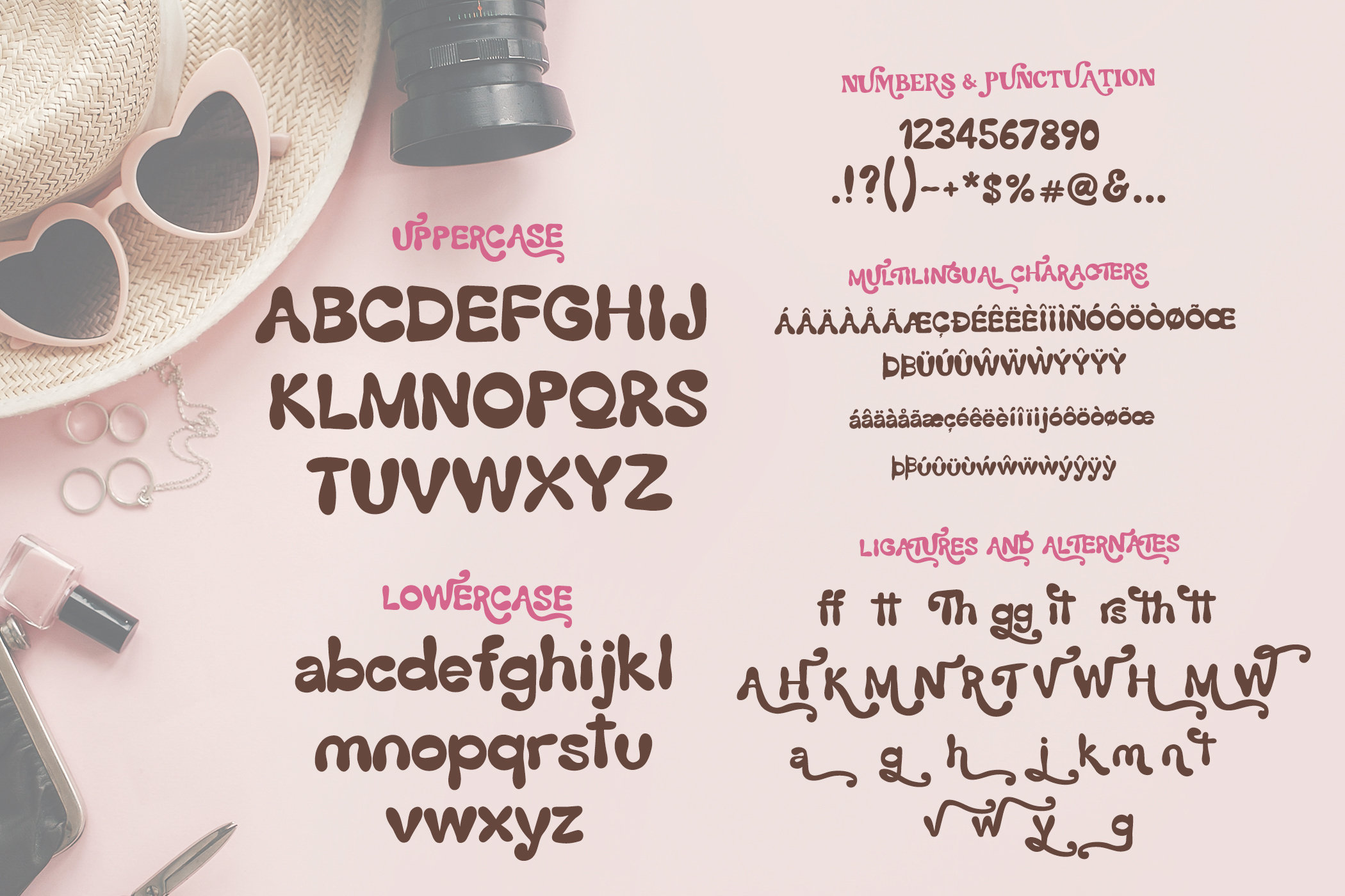 Hand Drawn Groovy Retro Font - Vintage Babe, Modern Retro Font, Hippie ...