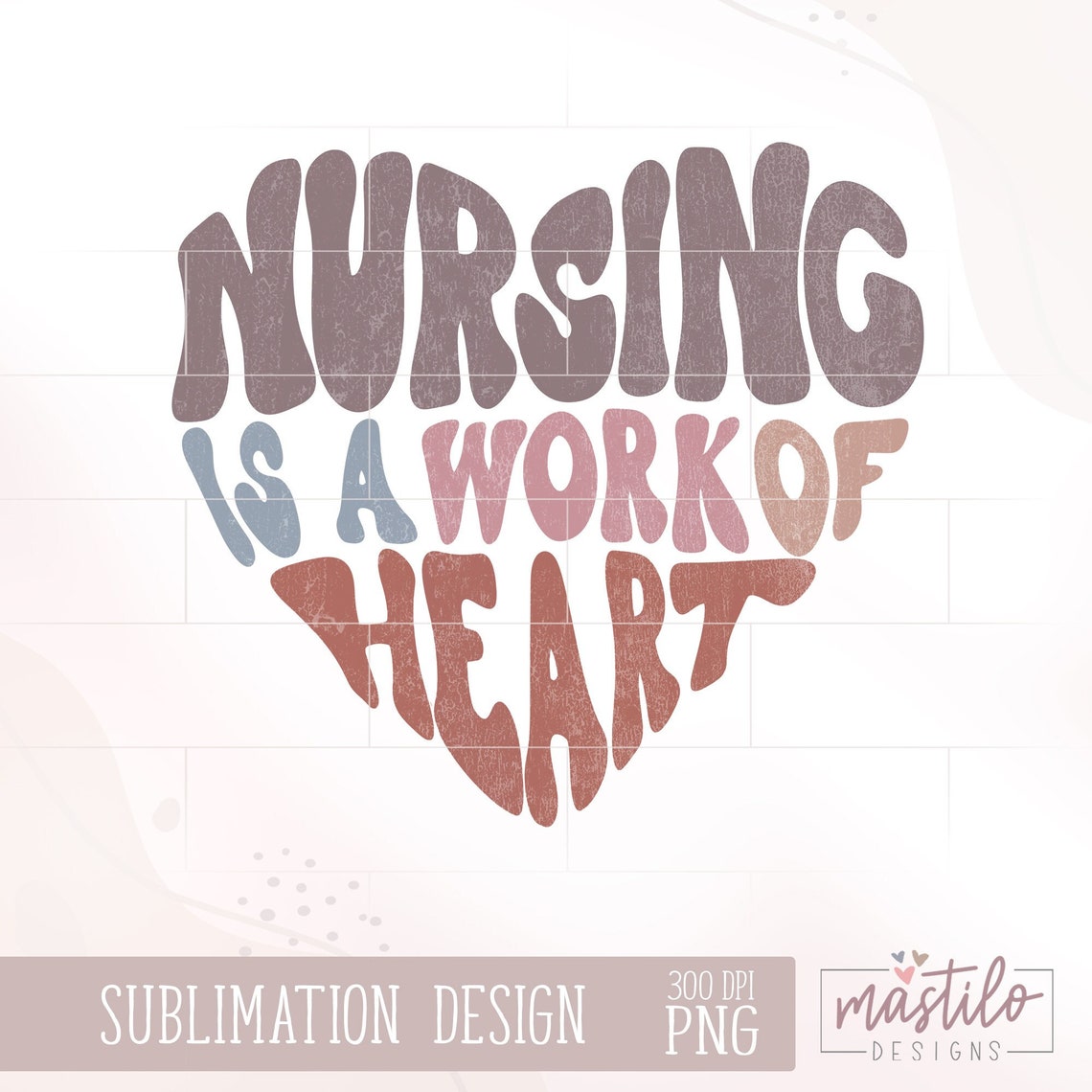 Nurse PNG Nurse Sublimation Designs Nursing is a Work of - Etsy Canada