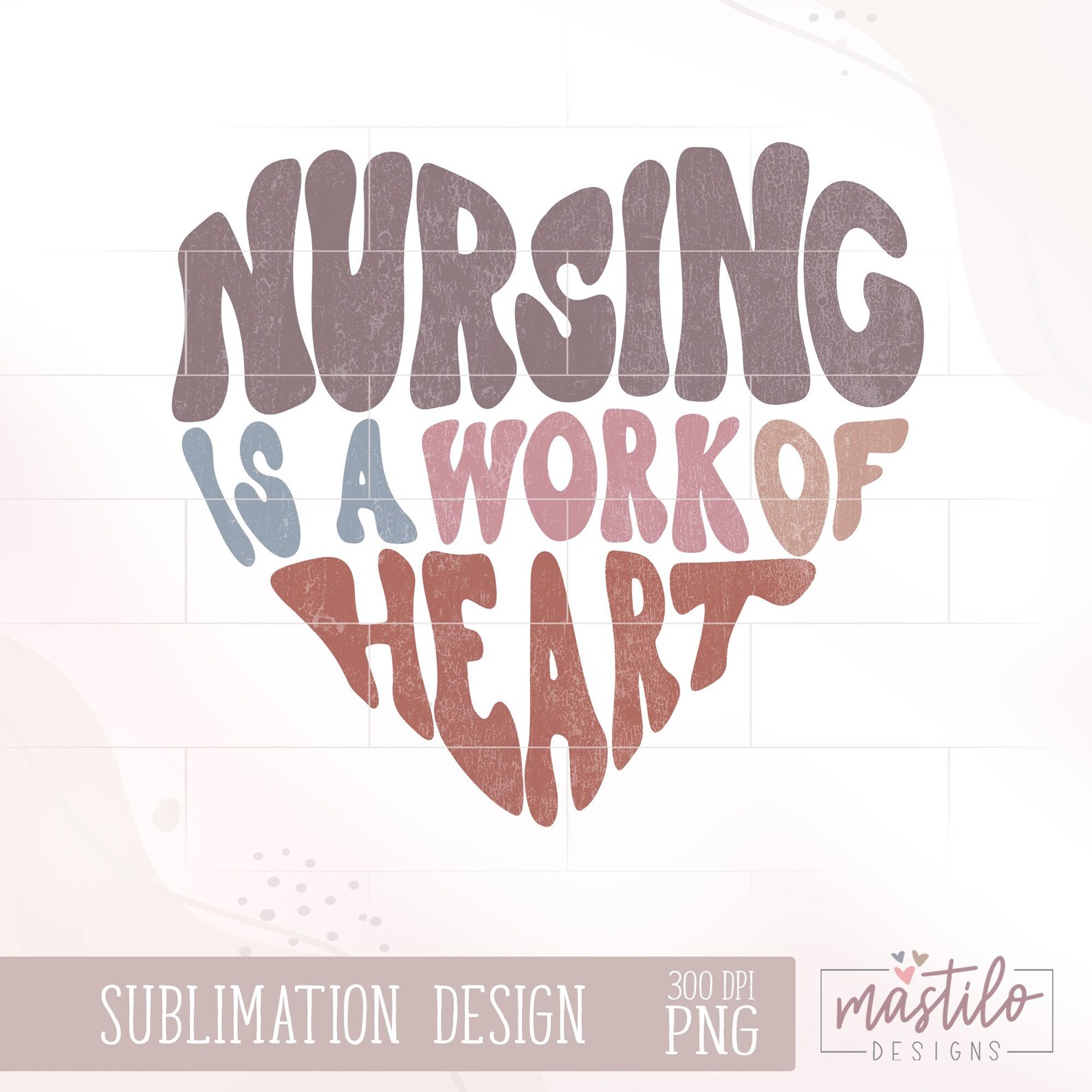 Nurse PNG Nurse Sublimation Designs Nursing is a Work of - Etsy