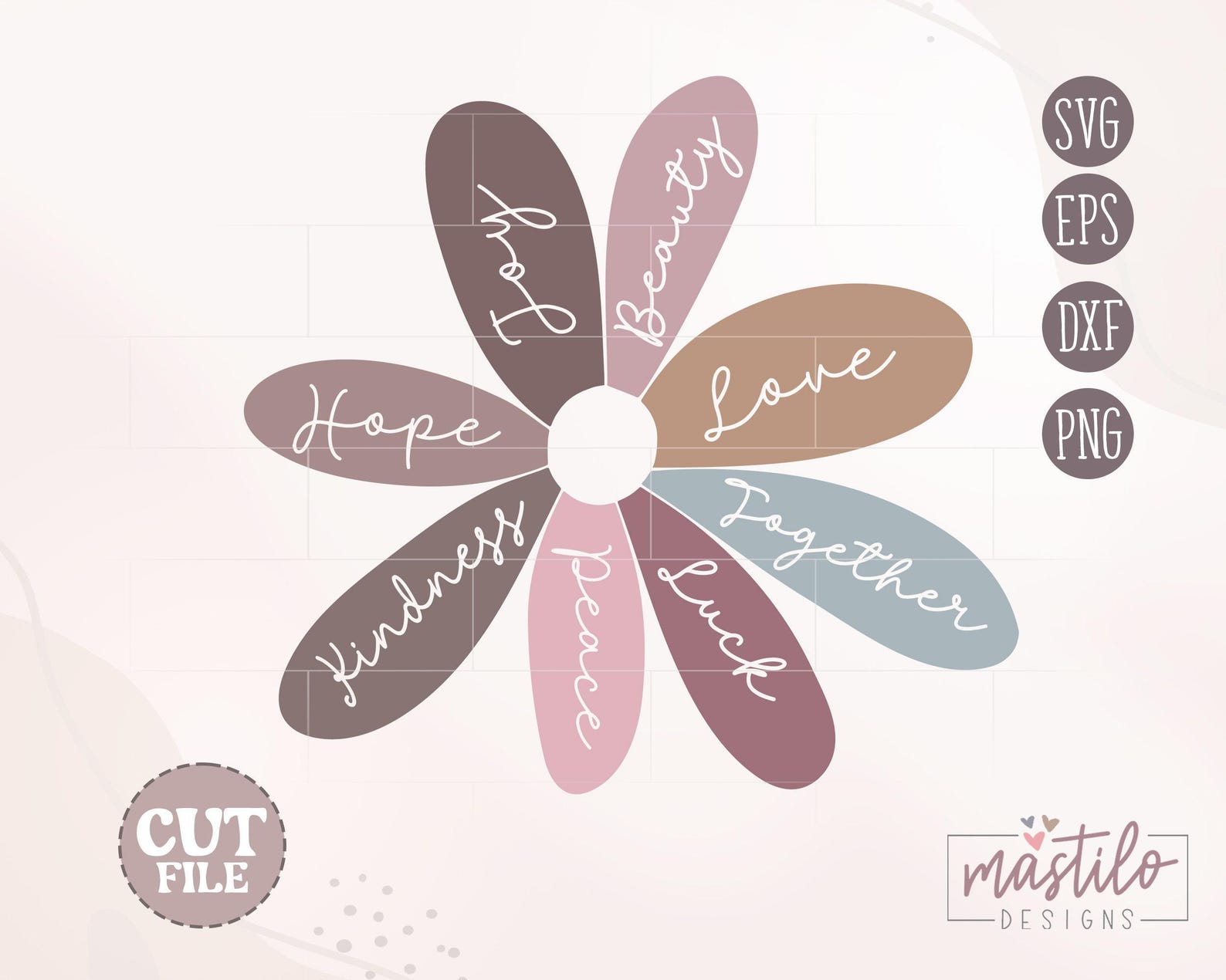 Daisy Flower SVG, Affirmation Svg, Boho Svg Designs, Boho Cut File ...
