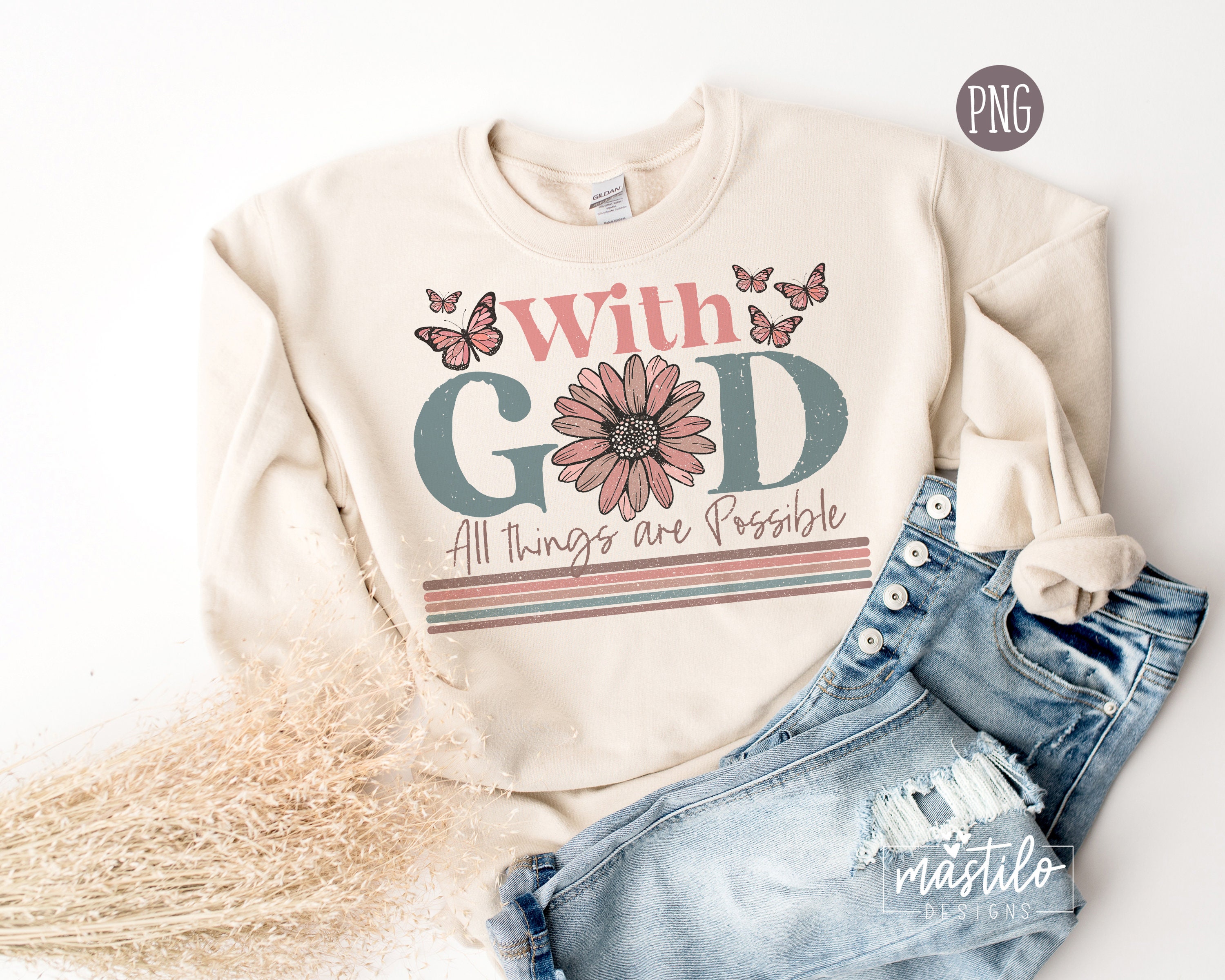 God Sublimation Designs Downloads God Png Retro Christian - Etsy