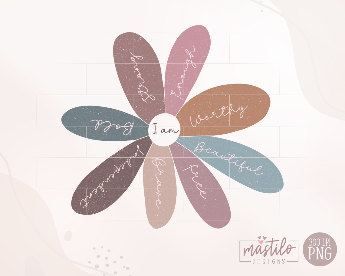 Positive Png Happiness Daisy Png Positive Png Sublimation - Etsy Canada