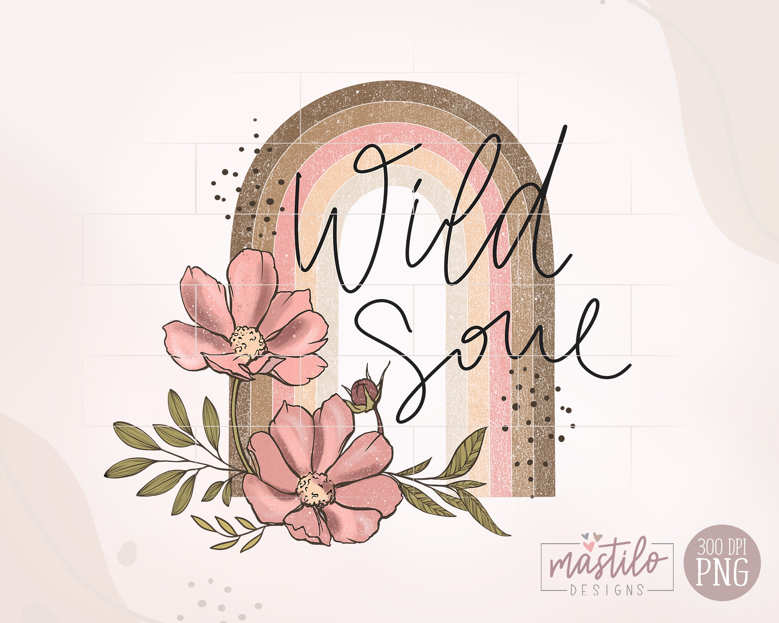 Boho Sublimation Png Wild Soul Png Wild Soul Sublimation - Etsy