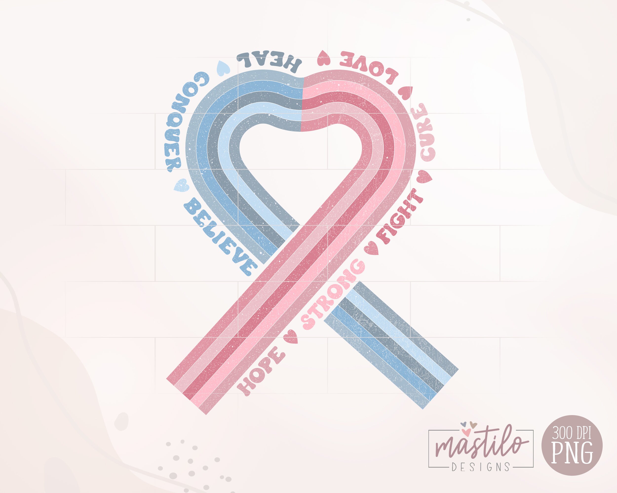 Pregnancy and Infant Loss Awareness Ribbon Png Pink and Blue - Etsy