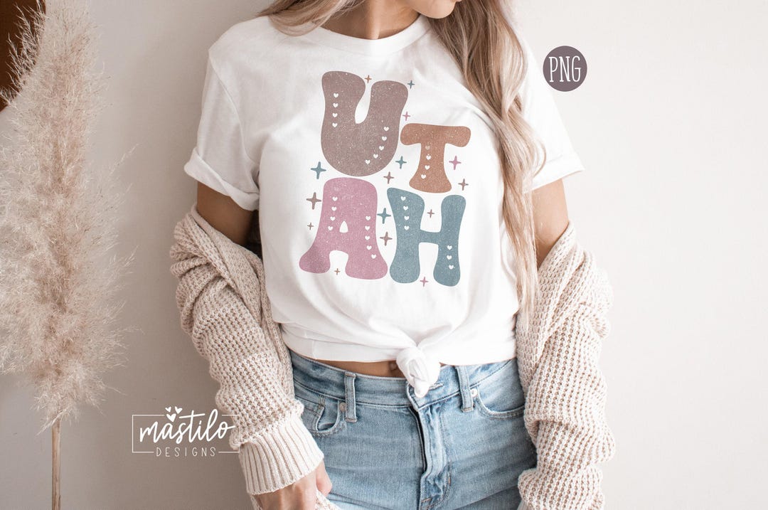 Utah Png, Utah State Png, Utah Word Png, Utah Clipart, Sublimation ...