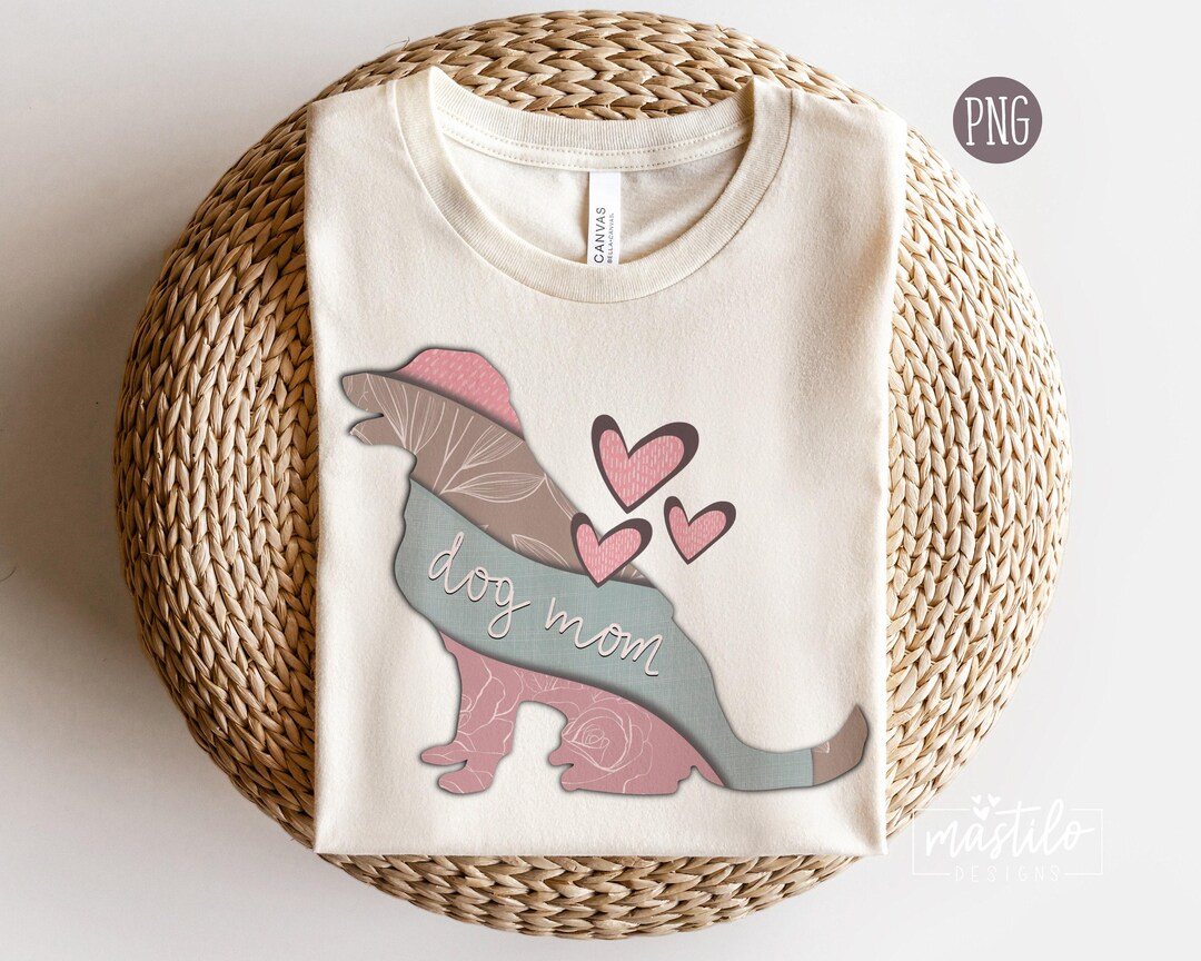 Dog Mom Boho Png, Dog Lover Boho Png, Pet Sublimation, Dog Silhouette ...