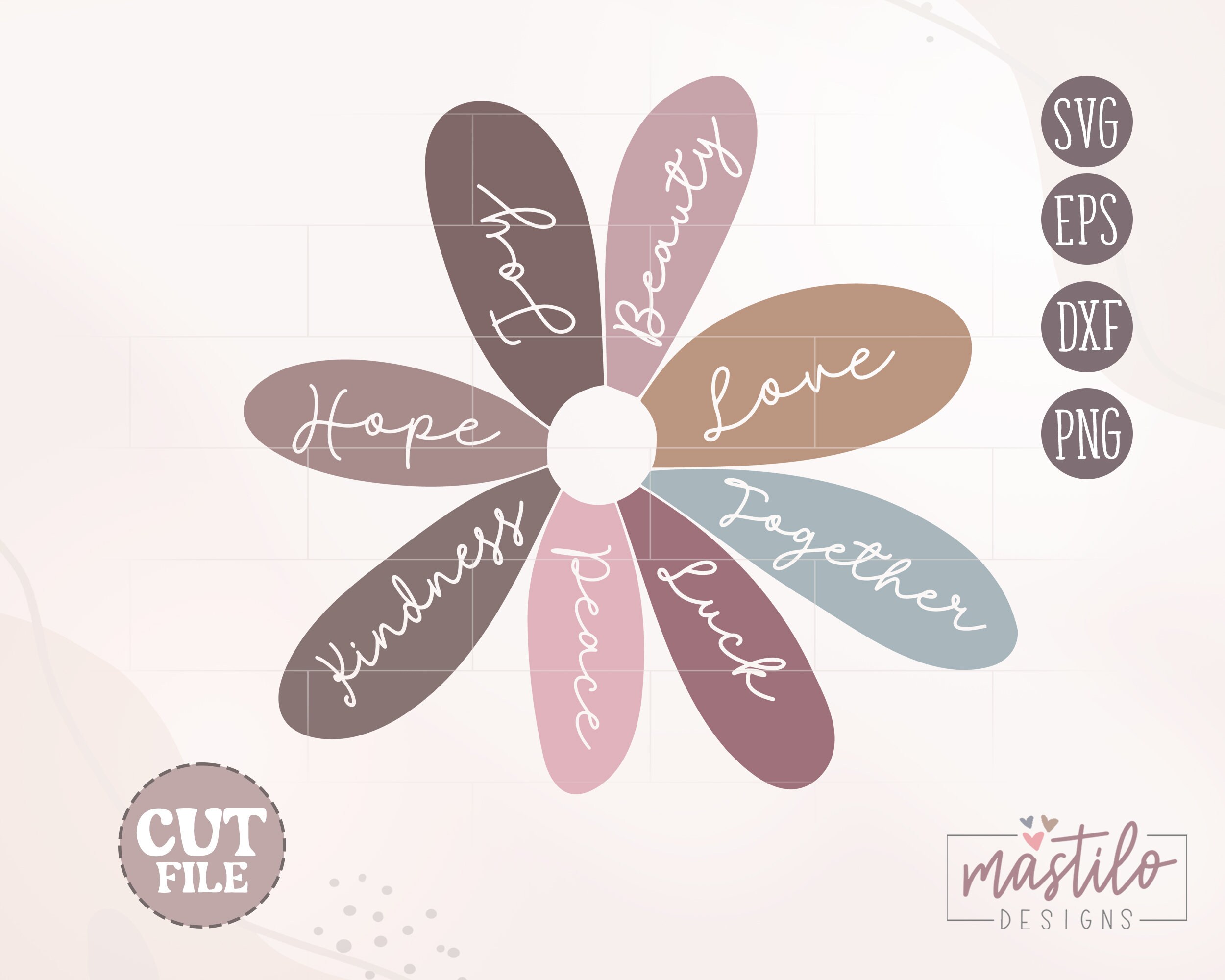 Daisy Flower SVG Affirmation Svg Boho Svg Designs Boho Cut - Etsy Australia