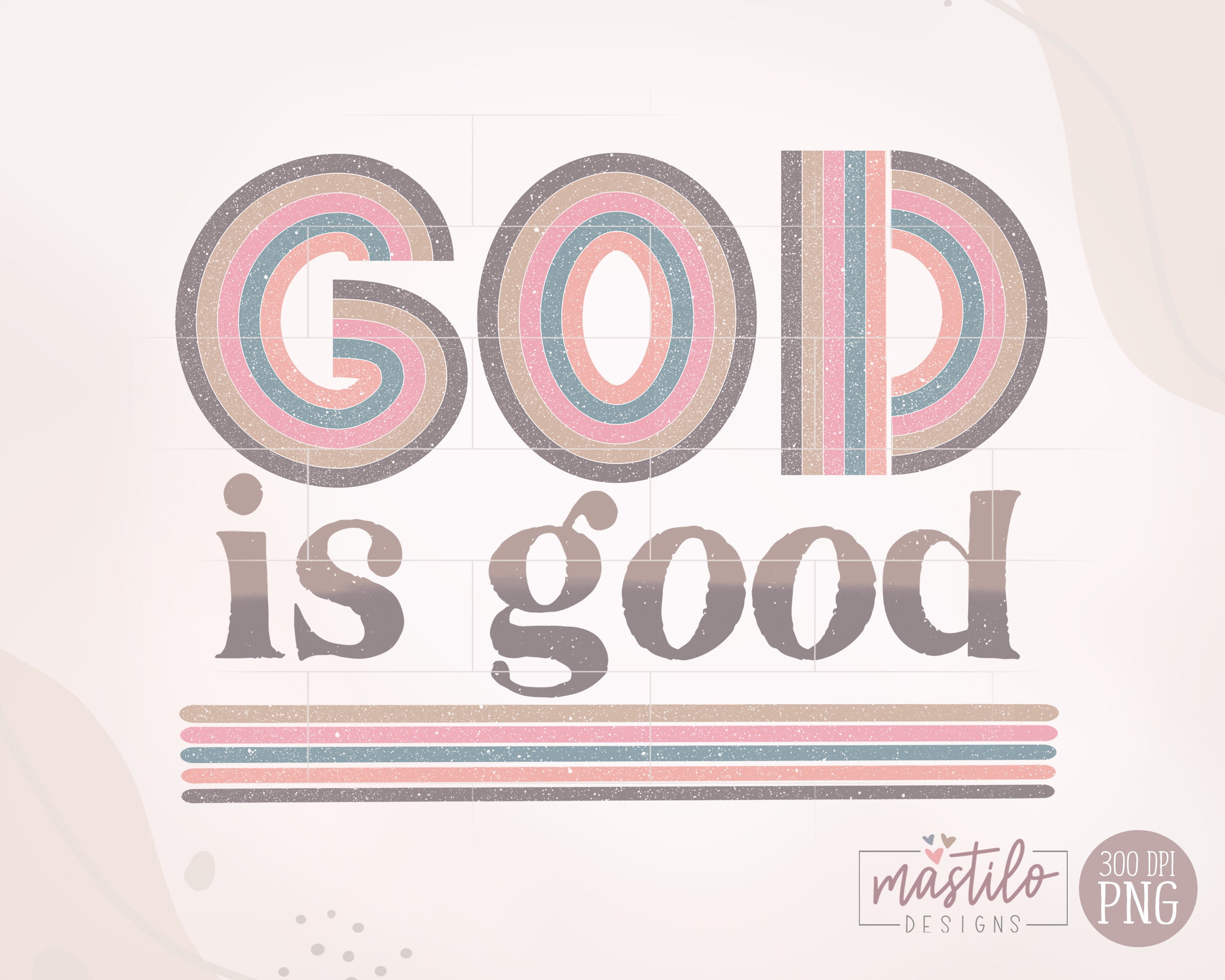 God is Good Png Retro Christian Png Pray PNG Christian - Etsy