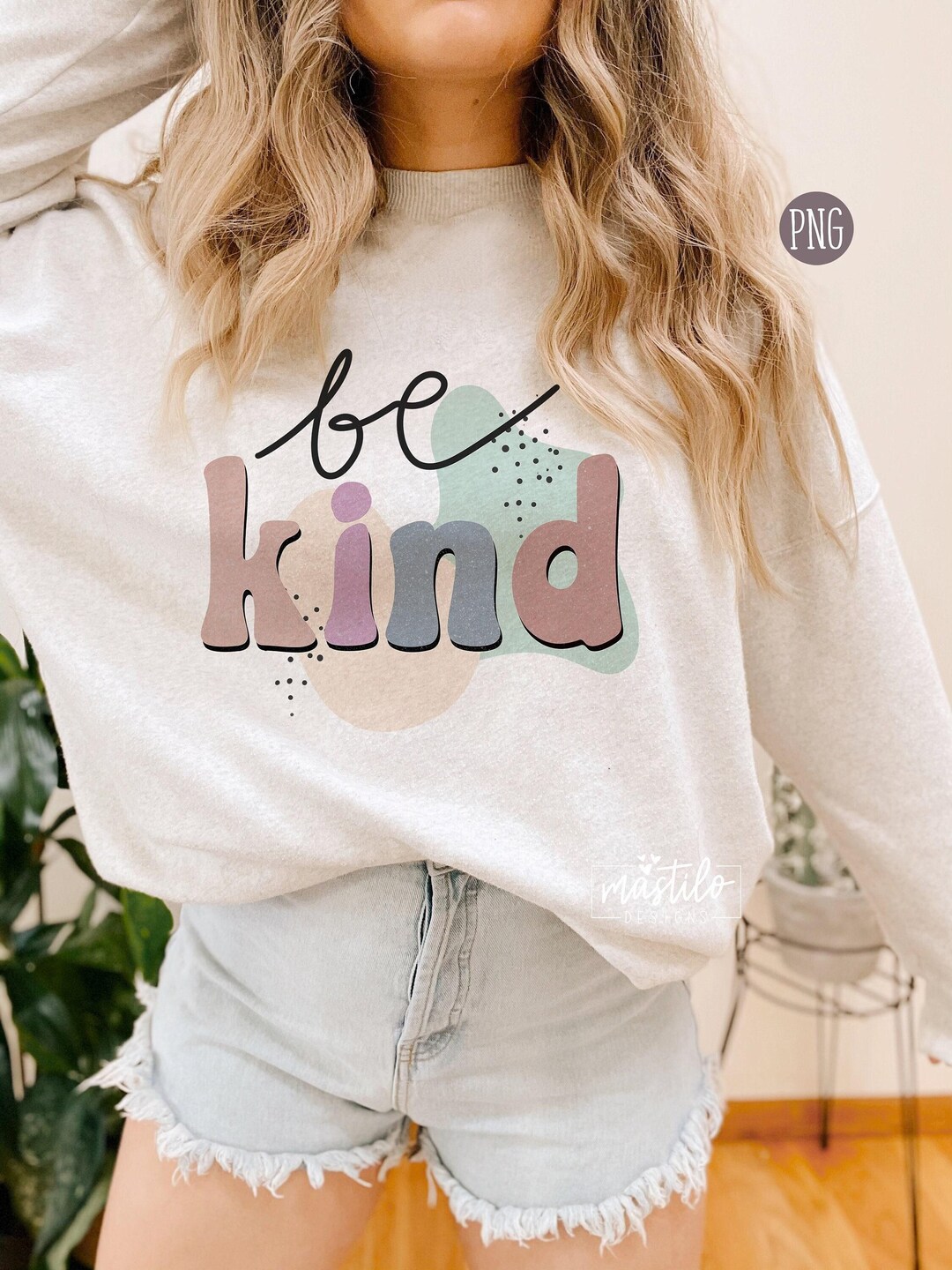 Be Kind Boho Sublimation PNG, Boho Sublimation Design, Be Kind Retro ...
