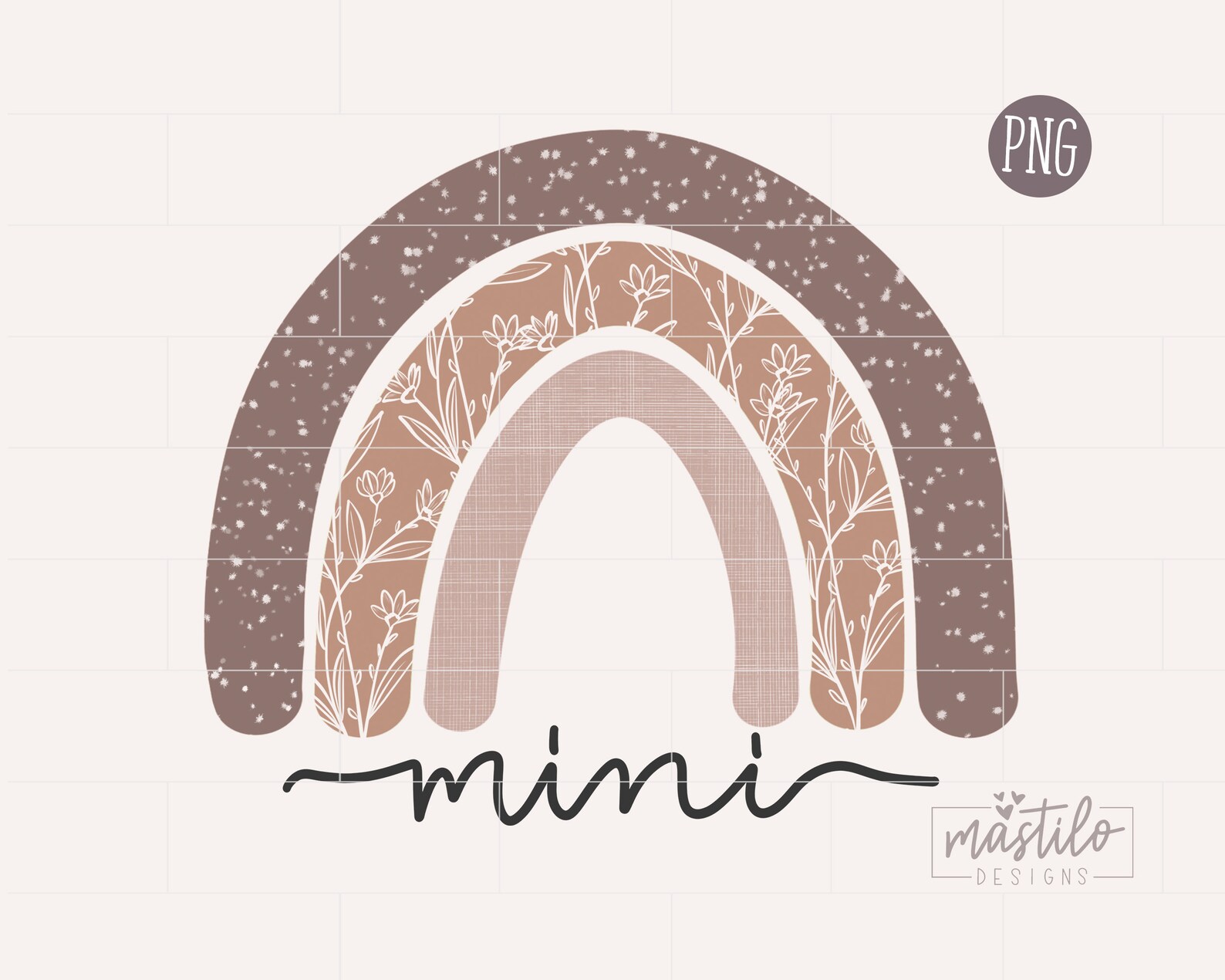 Boho Rainbow Mini PNG Boho Rainbow Png Mini Png - Etsy