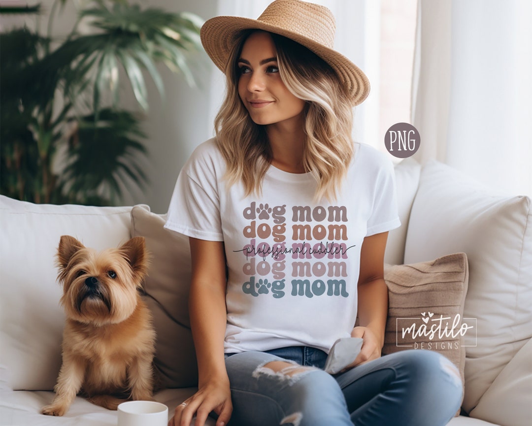 Dog Mom Stacked Boho Png, Dog Lover Png, Pet Sublimation, Dog ...