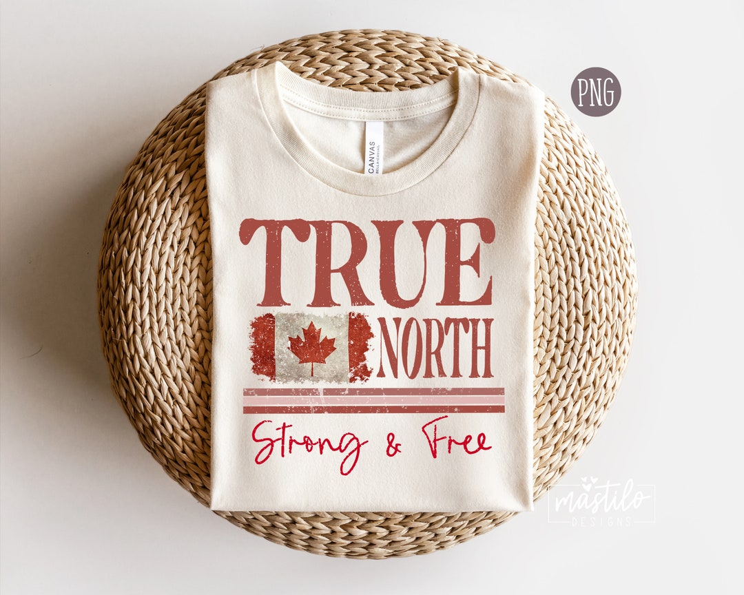 Retro Canada Png, True North Png, Canada Day Png, Distressed Flag ...