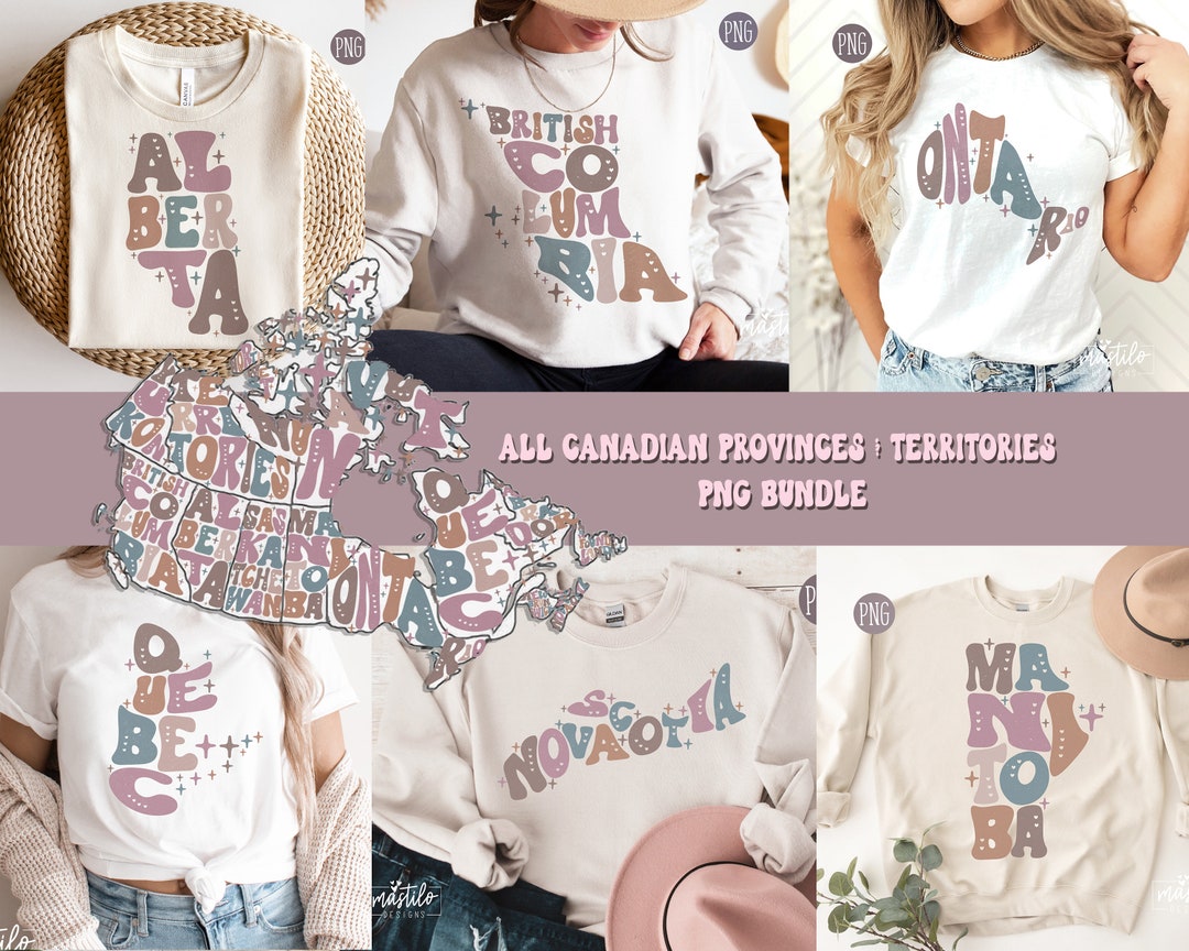 Canadian Provinces PNG Bundle, Canada Provinces Bundle, Ontario Png ...