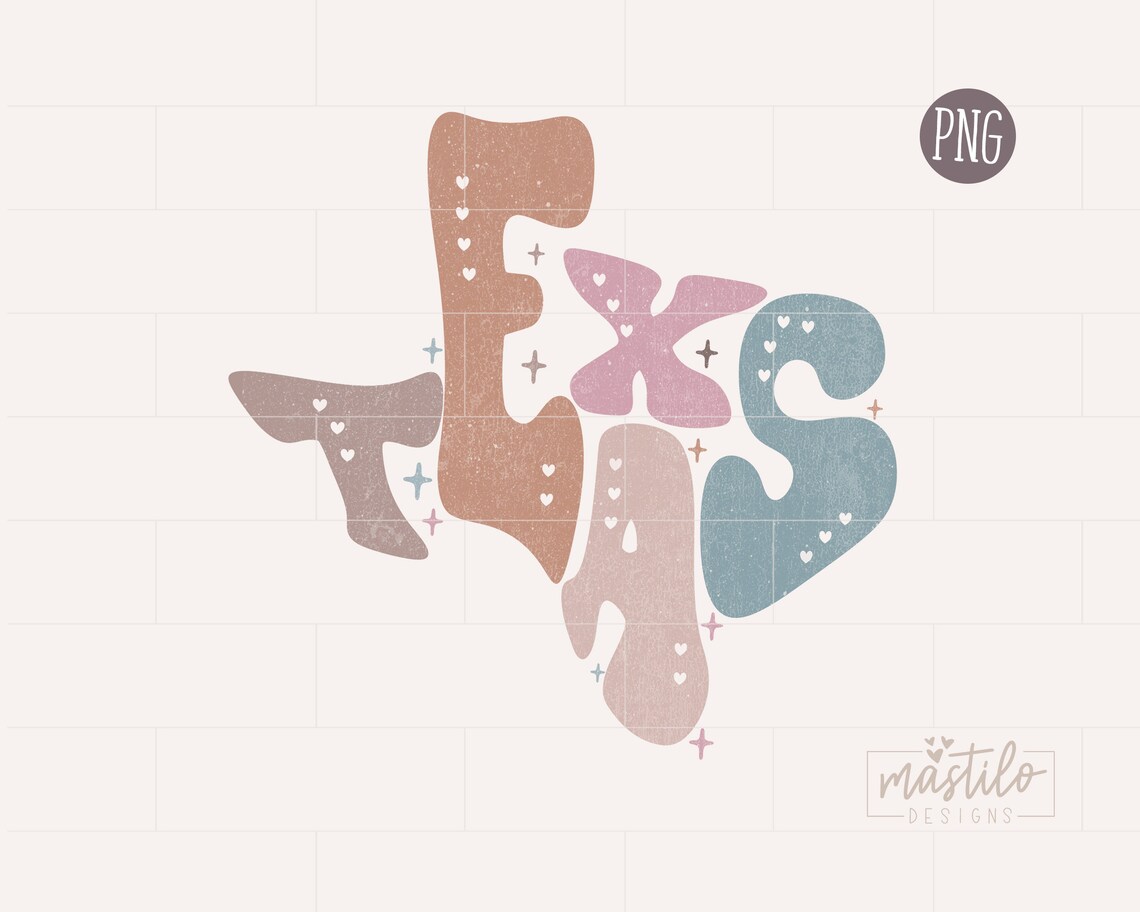 Texas Png Texas State Png Texas Word Png Texas Clipart - Etsy
