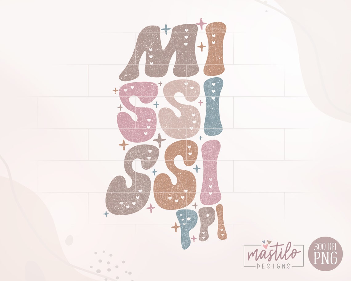 Mississippi Png Mississippi State Png Mississippi Word Png - Etsy