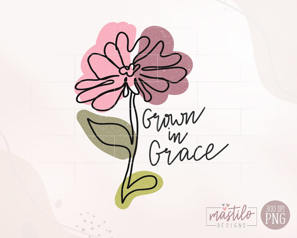 Grown in Grace PNG Bible Verse Png Christian Shirt Designs - Etsy Canada