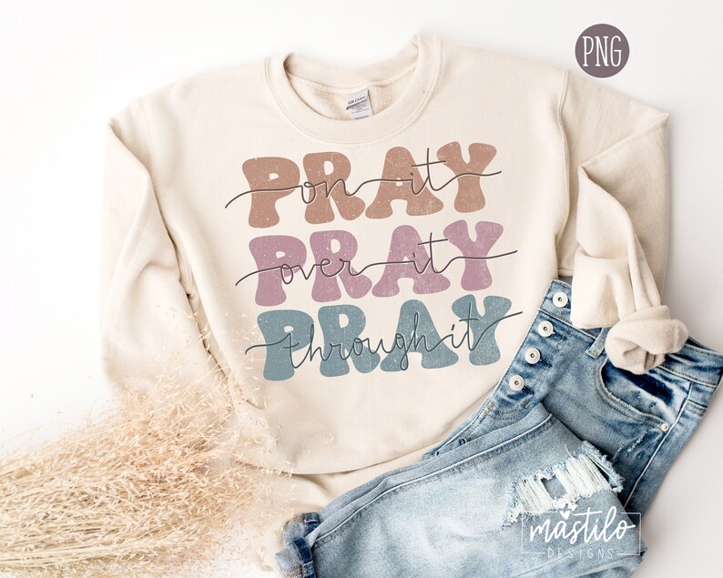 Christian Sublimation Designs Pray PNG Christian Shirt - Etsy