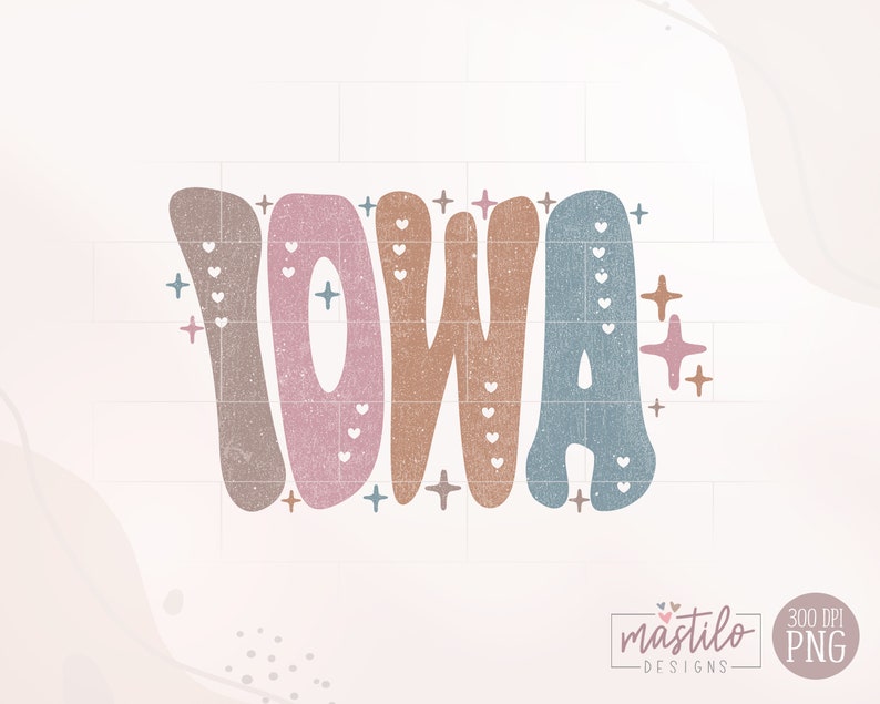 Iowa Png Iowa State Png Iowa Word Png Iowa Clipart - Etsy