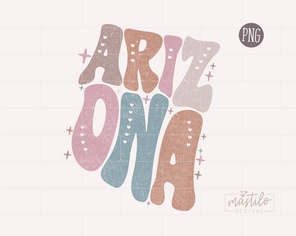 Arizona Png Arizona State Png Arizona Word Png Arizona - Etsy