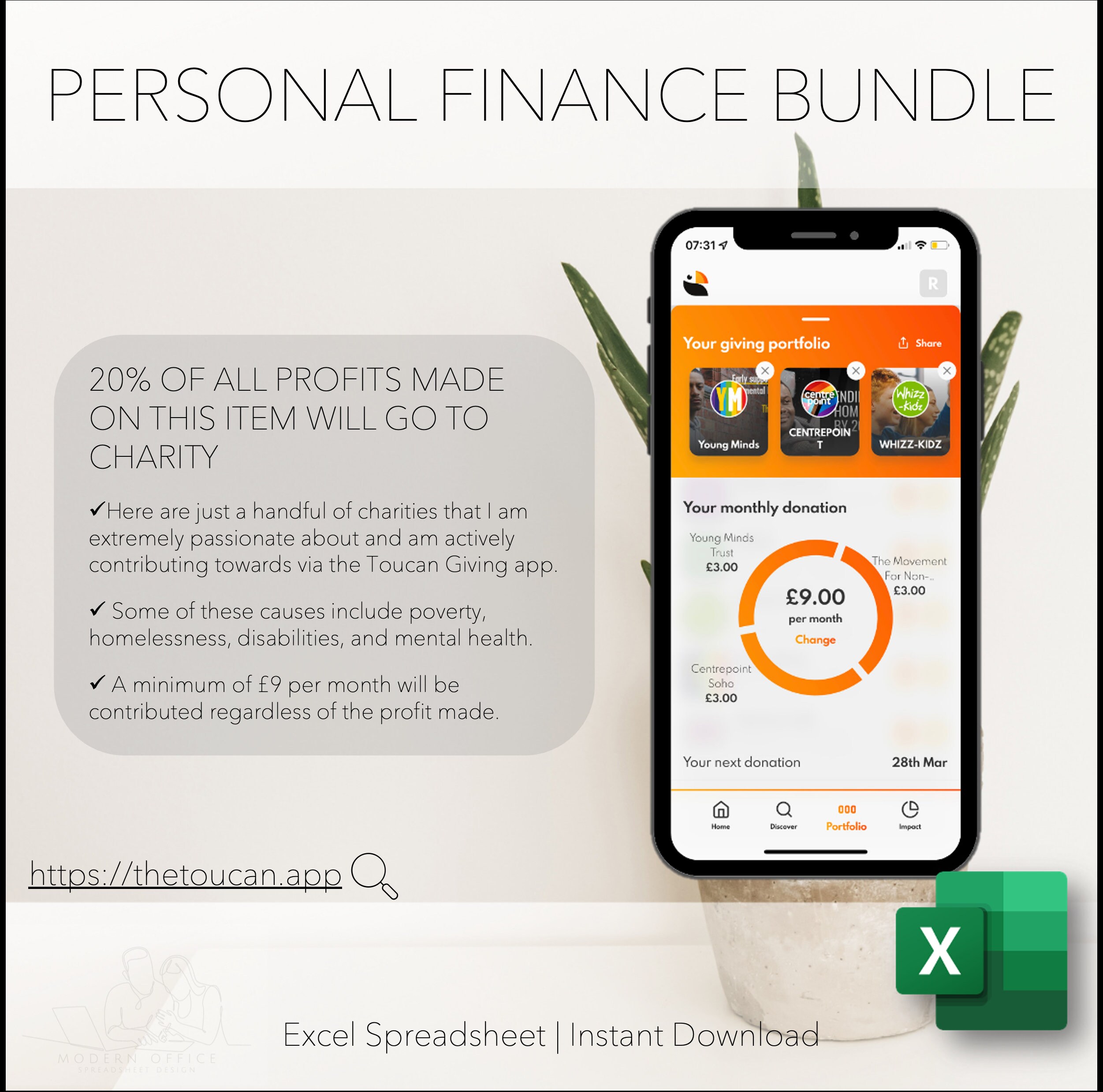 PERSONAL FINANCE BUNDLE | Excel Template, Excel Budget, Retirement ...