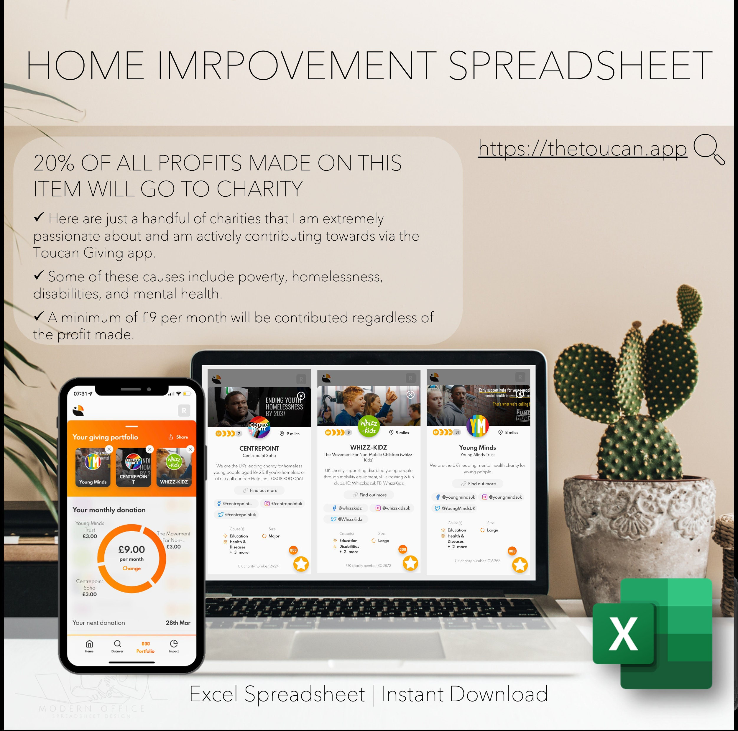 HOME IMPROVEMENT SPREADSHEET House Planning Manager Excel - Etsy