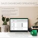 SALES DASHBOARD SPREADSHEET | Etsy Sales Tracker Excel Template for ...