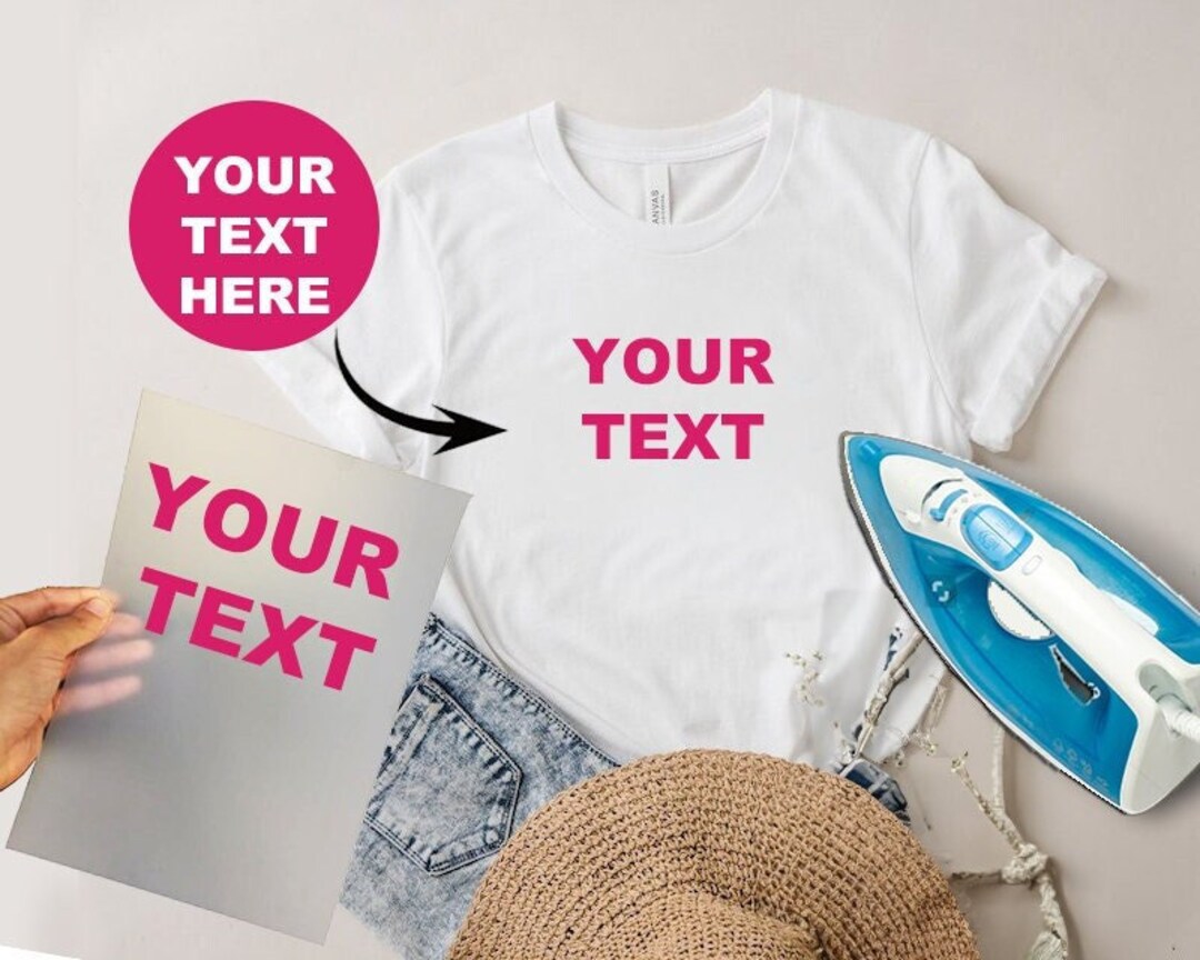 Custom Iron on Letters DTF Transfer Sheets – Personalized Designs ...