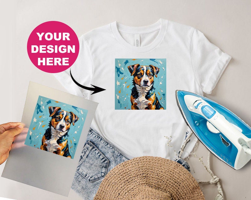 Custom Iron on Transfer: Personalized DTF Logo, DIY Design - Etsy
