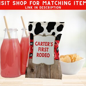 First Rodeo Juice Pouch Label Personalized Juice Labels - Etsy