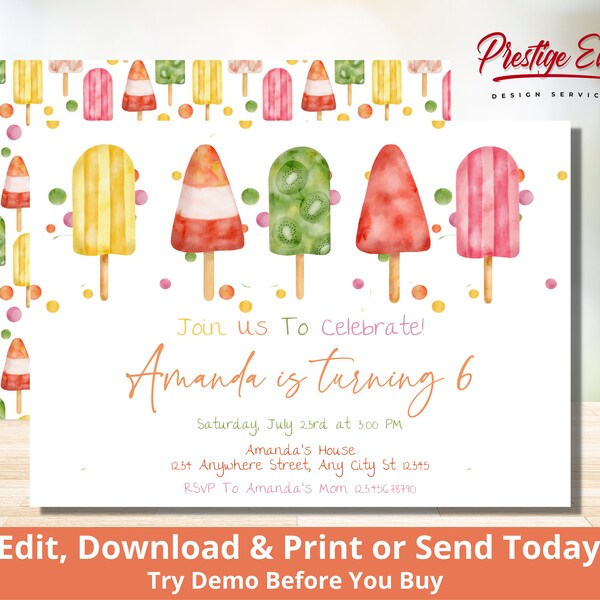 Popsicle Theme - Etsy