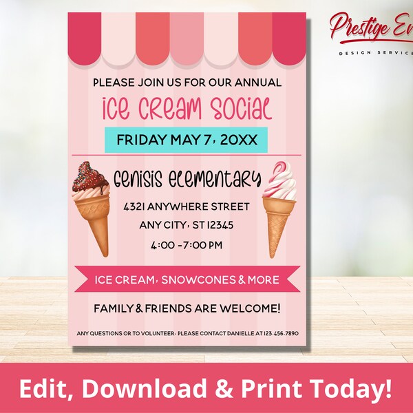 Ice Cream Social - Etsy