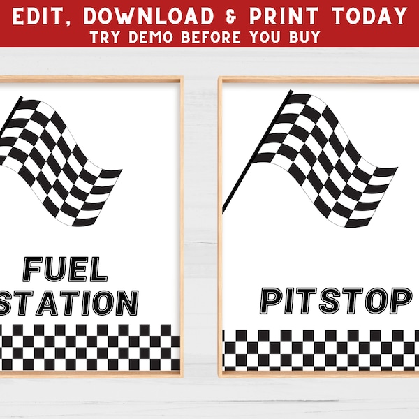 Fueling Station Sign - Etsy