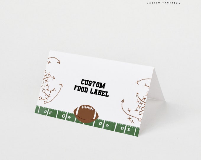 Editable Sports Food Labels, Printable All Star Food Tent Tags, Sports ...