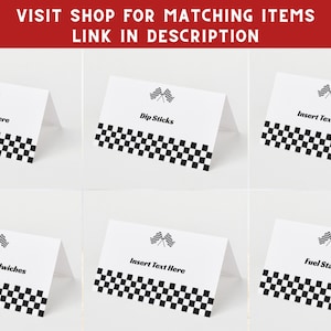 Pit Stop Table Sign - Fuel Station Sign - Car Fueling Station - Food ...