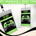 Gamer Birthday VIP Pass: Video Game Party Badge (digital Download) - Etsy