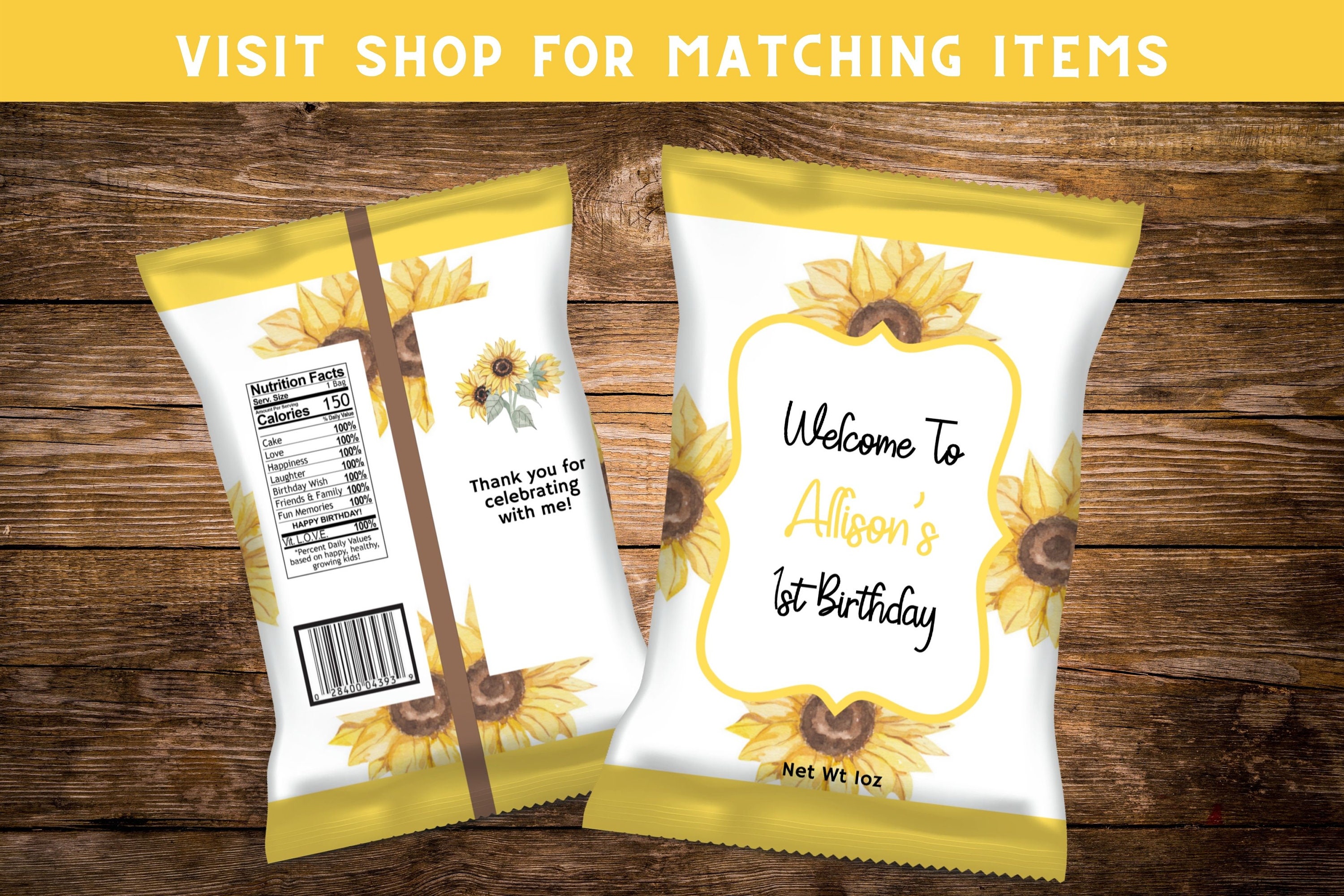 Sunflower Milestone Poster Sunflower Party 1st Birthday - Etsy