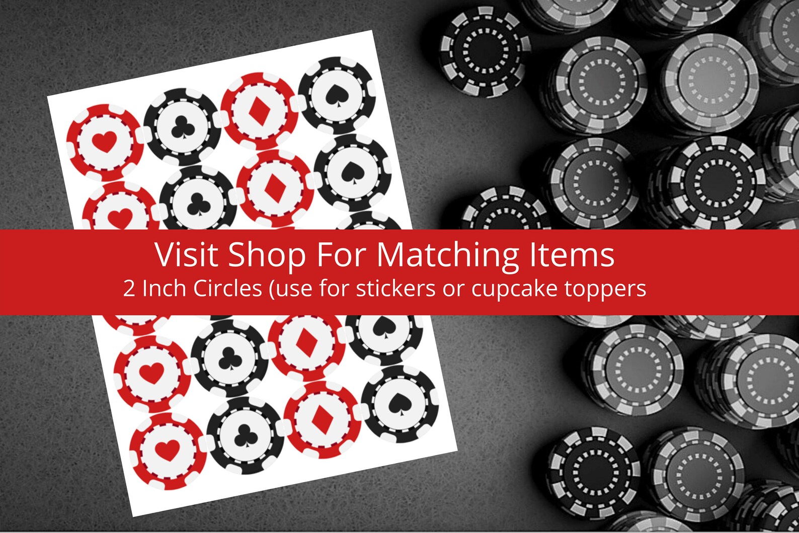 Playing Card Birthday Invitation Casino Night Party Invite - Etsy