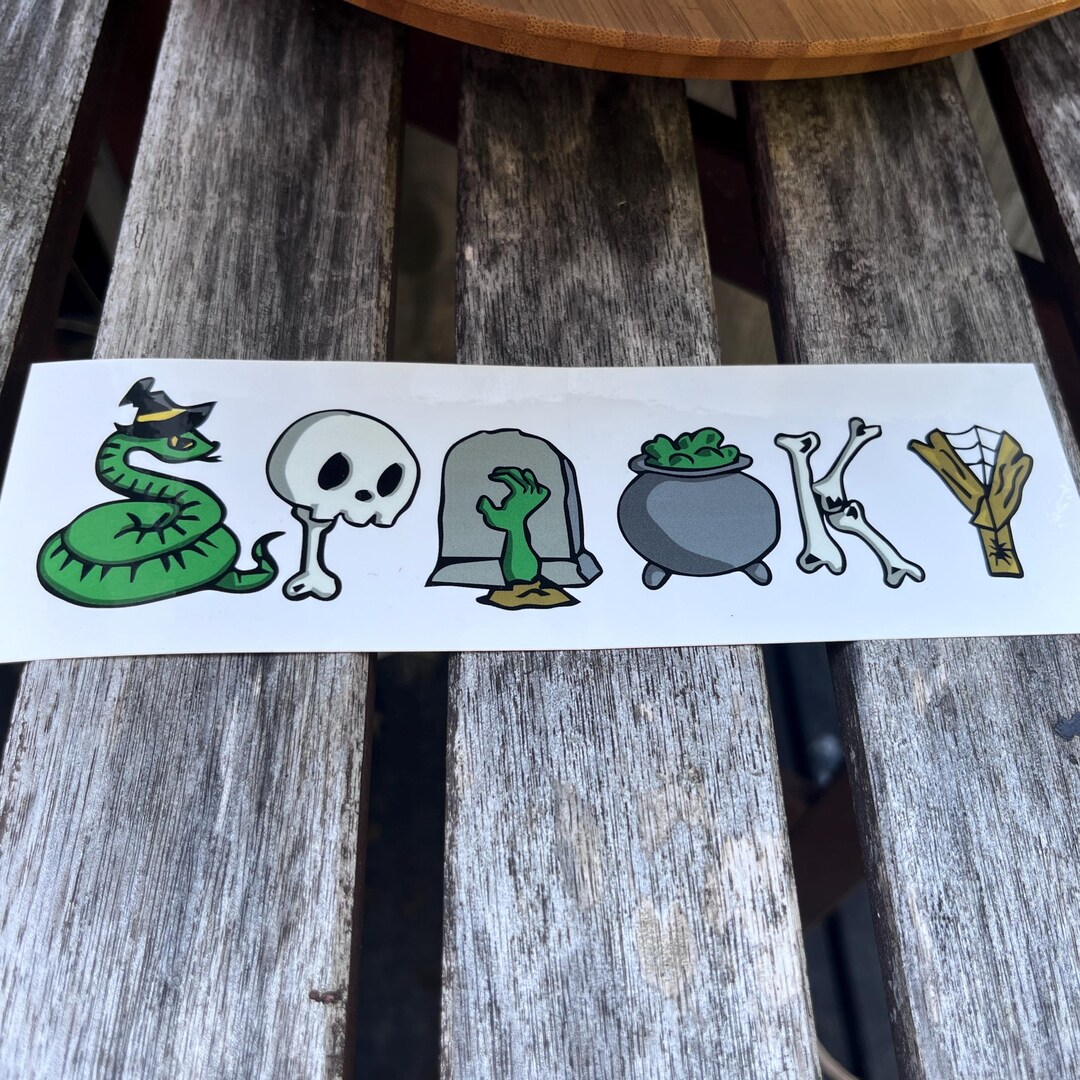 Spooky Bumper Sticker / Halloween Bumper Sticker / Cute Spooky ...