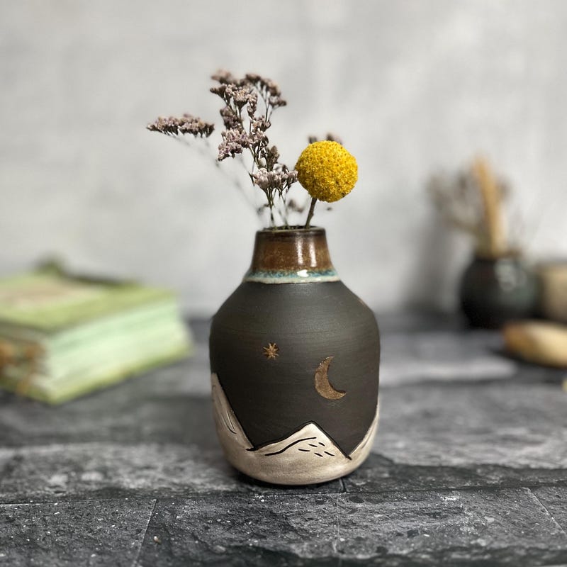 Moon Vase - Etsy