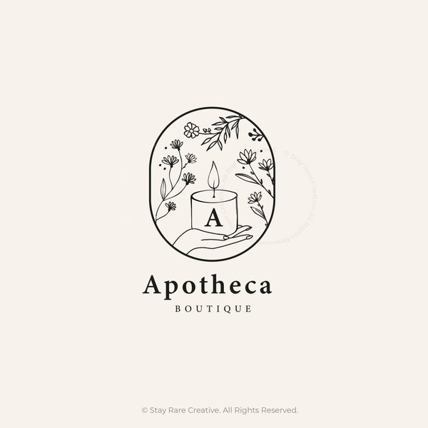 Candle Making Logo Design - Etsy