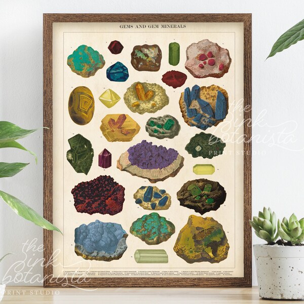 Gem Print - Etsy