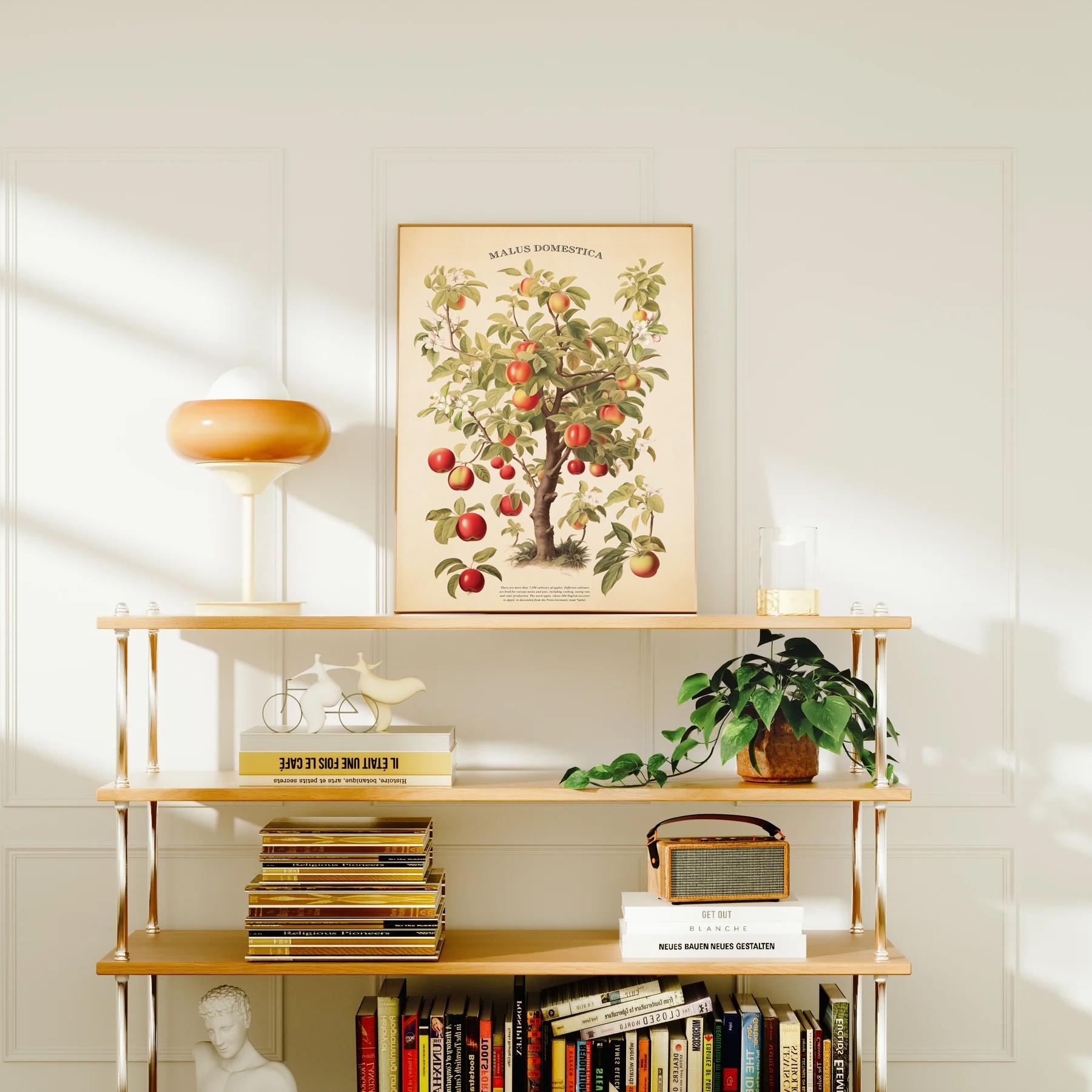 Vintage Apple Tree Botanical Print – Malus Domestica Wall Art, Rustic ...