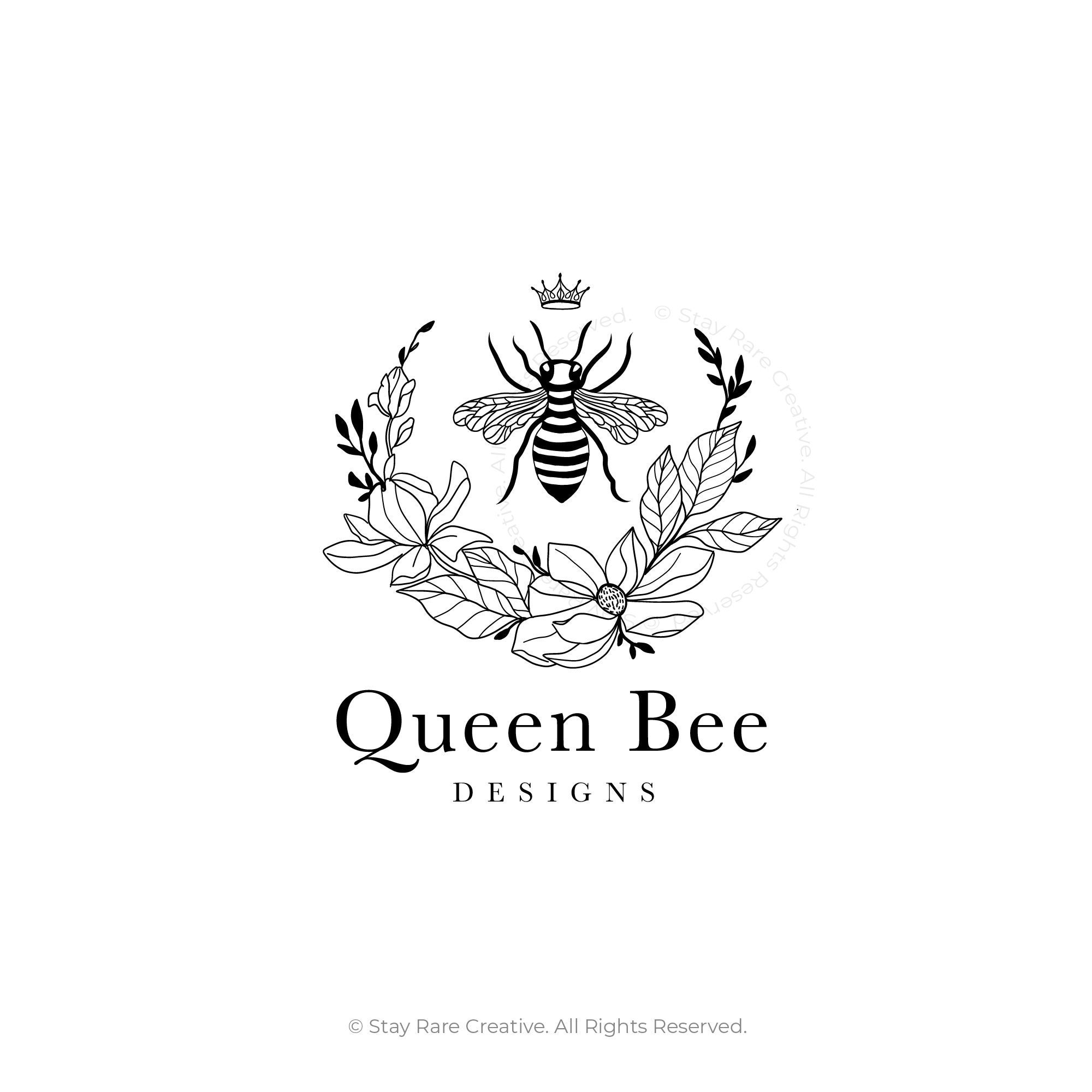 Queen Bee Logo Design
