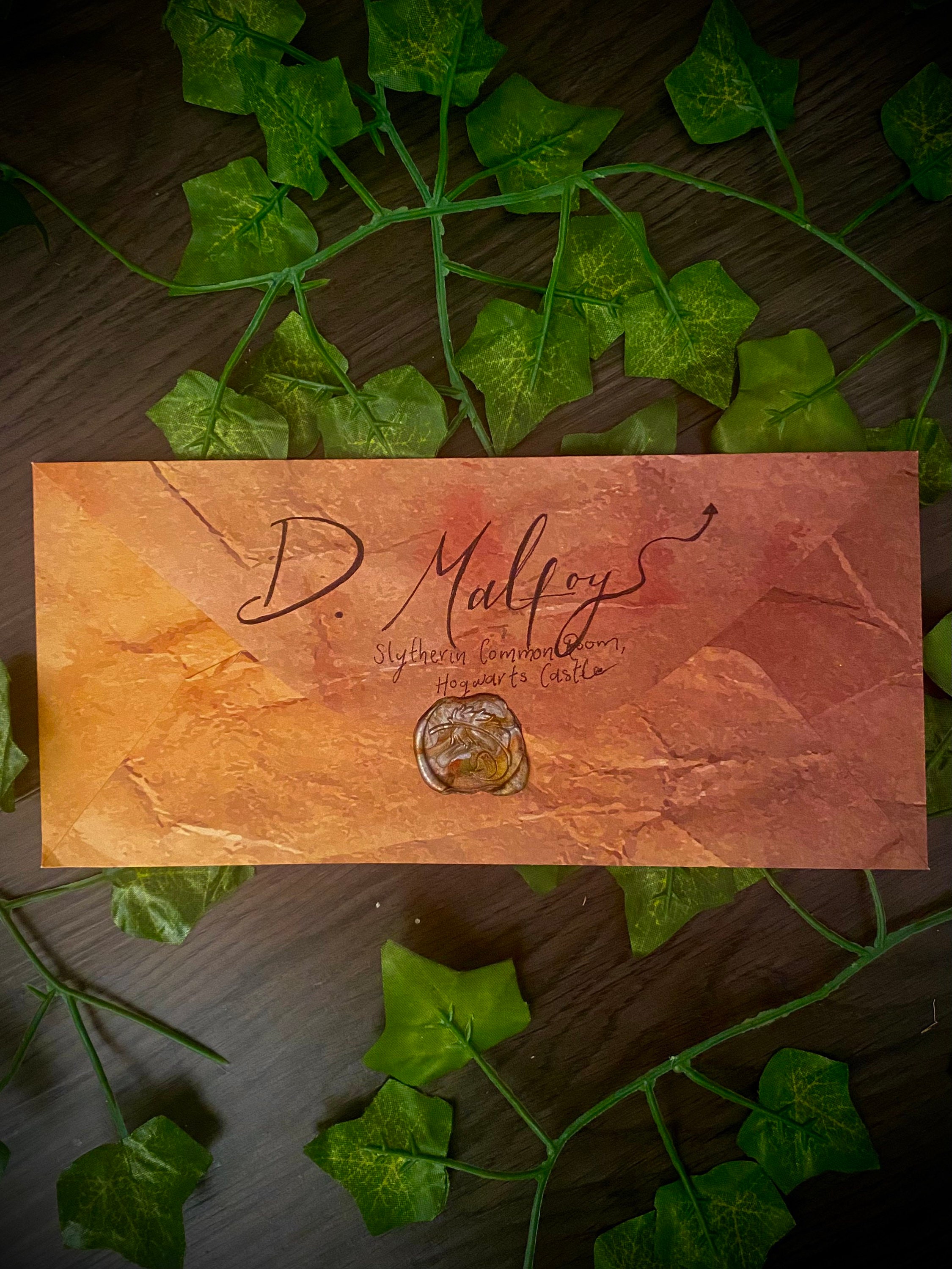 Letter From Draco Malfoy - Etsy