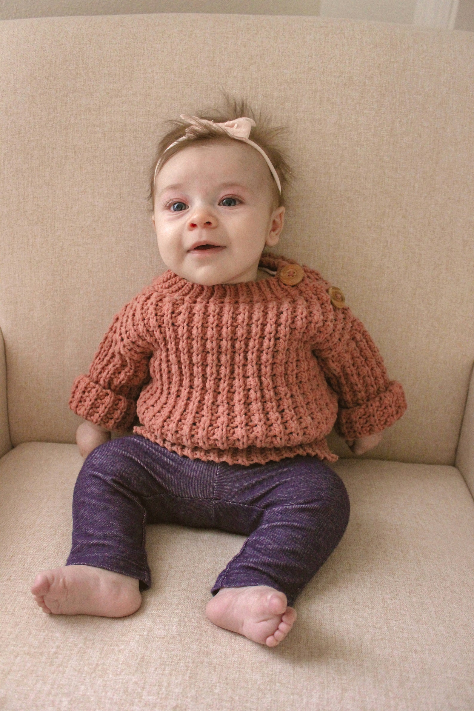 Family 3pack Crochet Pattern the Weekend Waffle Sweater - Etsy