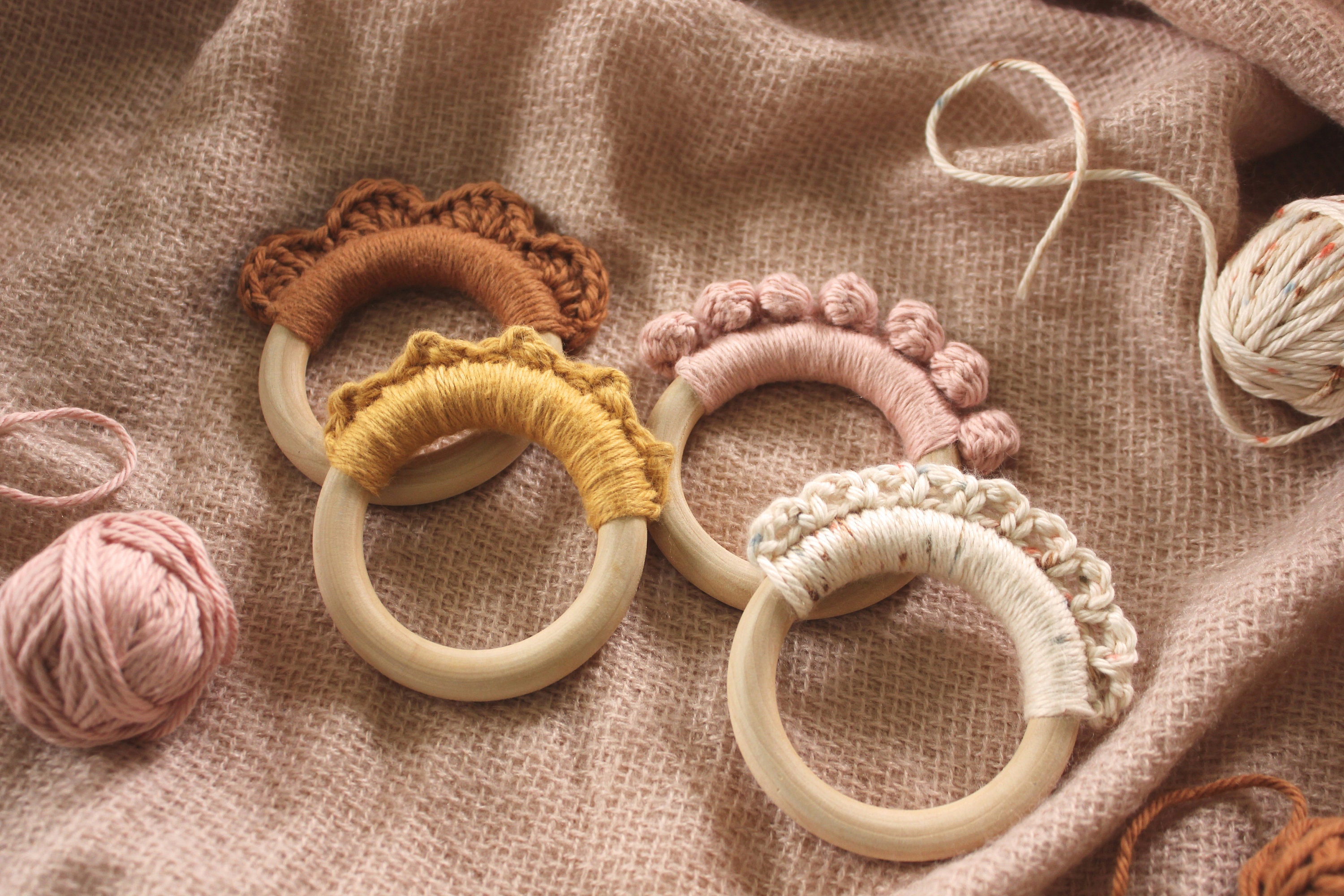 English Crochet Pattern | Easy Baby Ring Toys | Digital PDF | Toddler ...